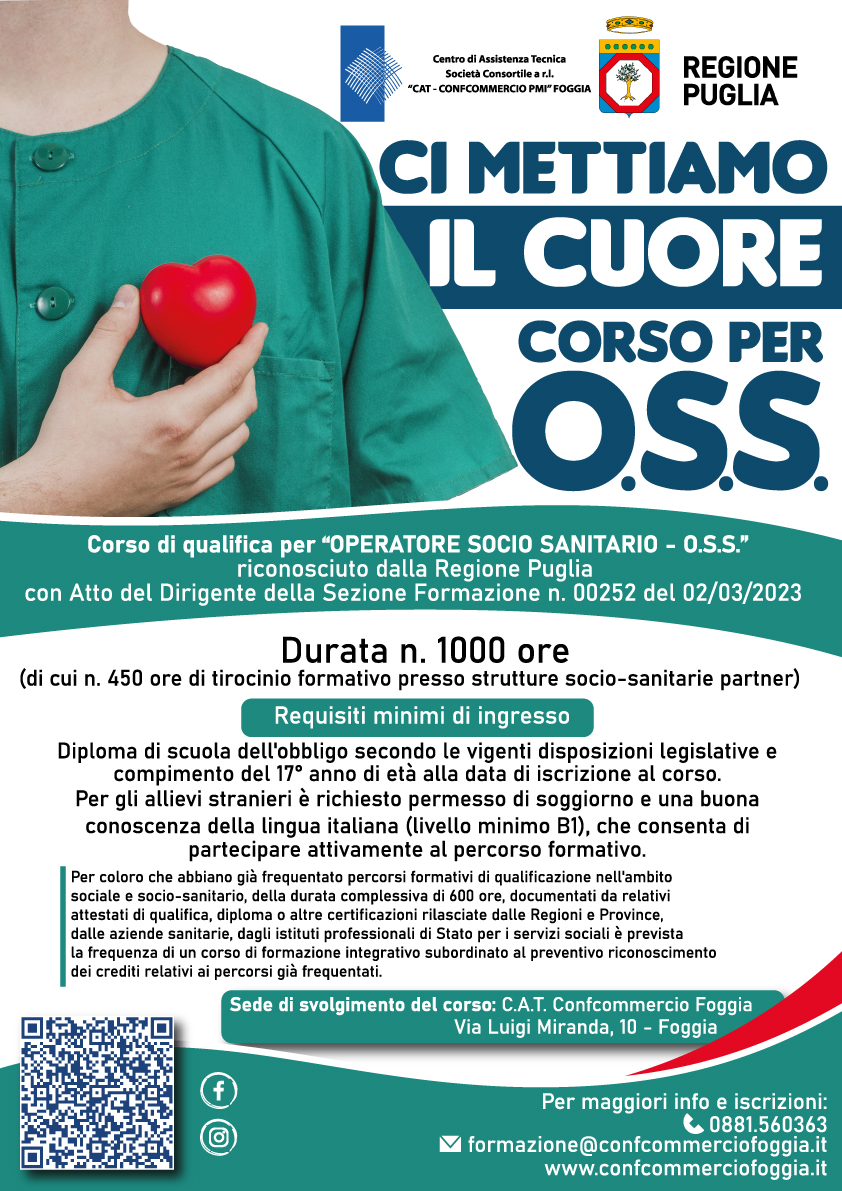 FORMAZIONE, ISCRIZIONI APERTE PER IL CORSO DA OPERATORE SOCIO SANITARIO ...